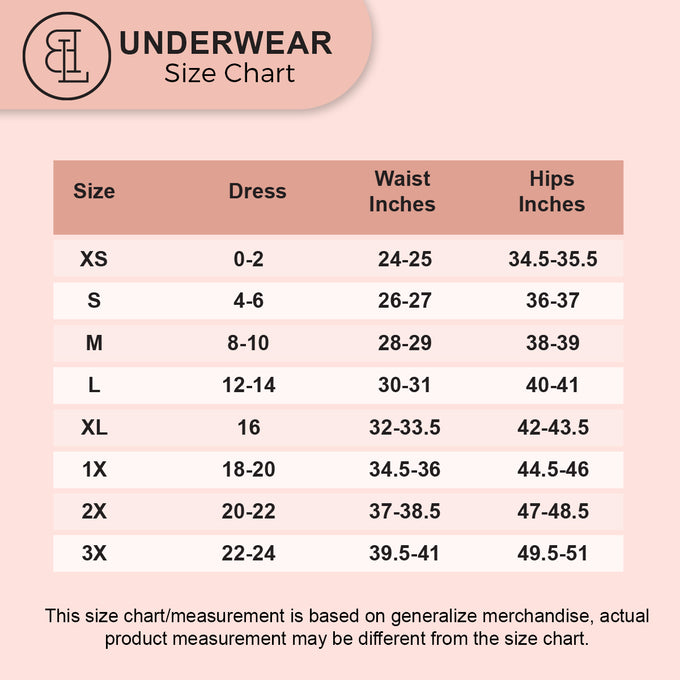 Find your size – British Lingerie Studio Pakistan